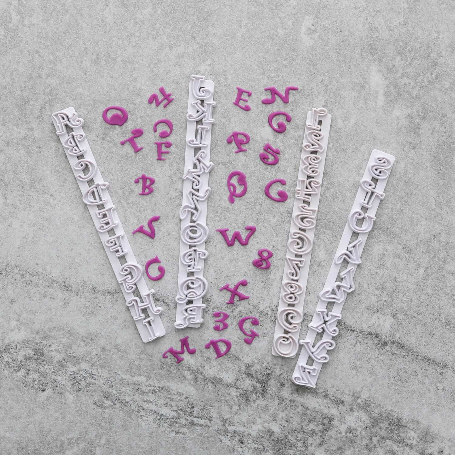 Bokstäver Siffror Chunky Funky Tappits Alfabetet Stämpelset Utstickare ...