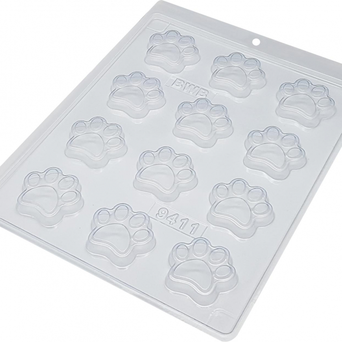 BWB Simple Mold - Bombom Pata De Cachorro 9411 - Pralinform Hundtassar ...