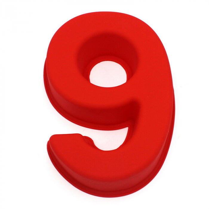 Siffran 9 Siffertårta Sifferform - BakeCake