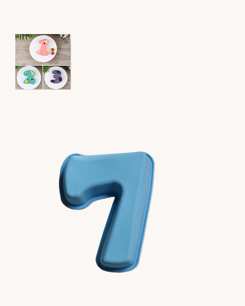 Siffran 7 Siffertårta Liten Sifferform - BakeCake