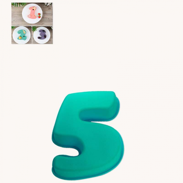 Siffran 5 Siffertårta Liten Sifferform - BakeCake