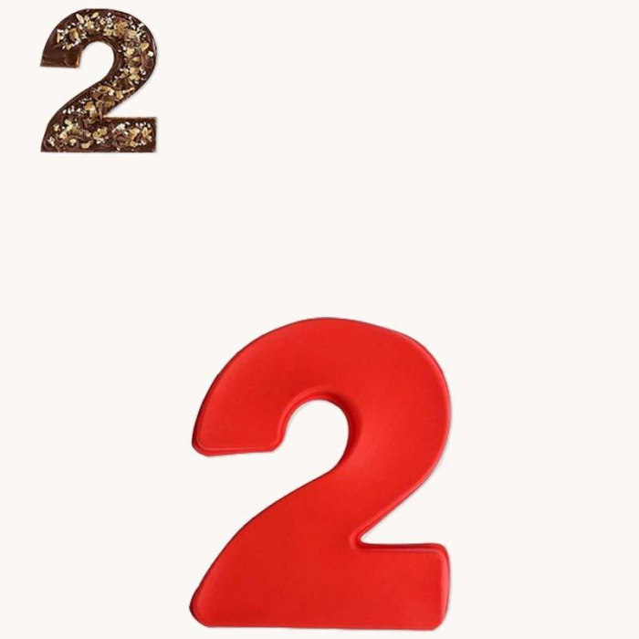 Siffran 2 Siffertårta Sifferform - BakeCake