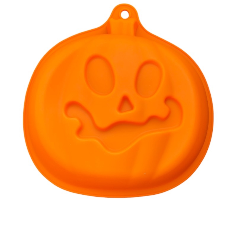 Halloween Silikonform Glad Pumpa - Stor Bakform - BakeCake