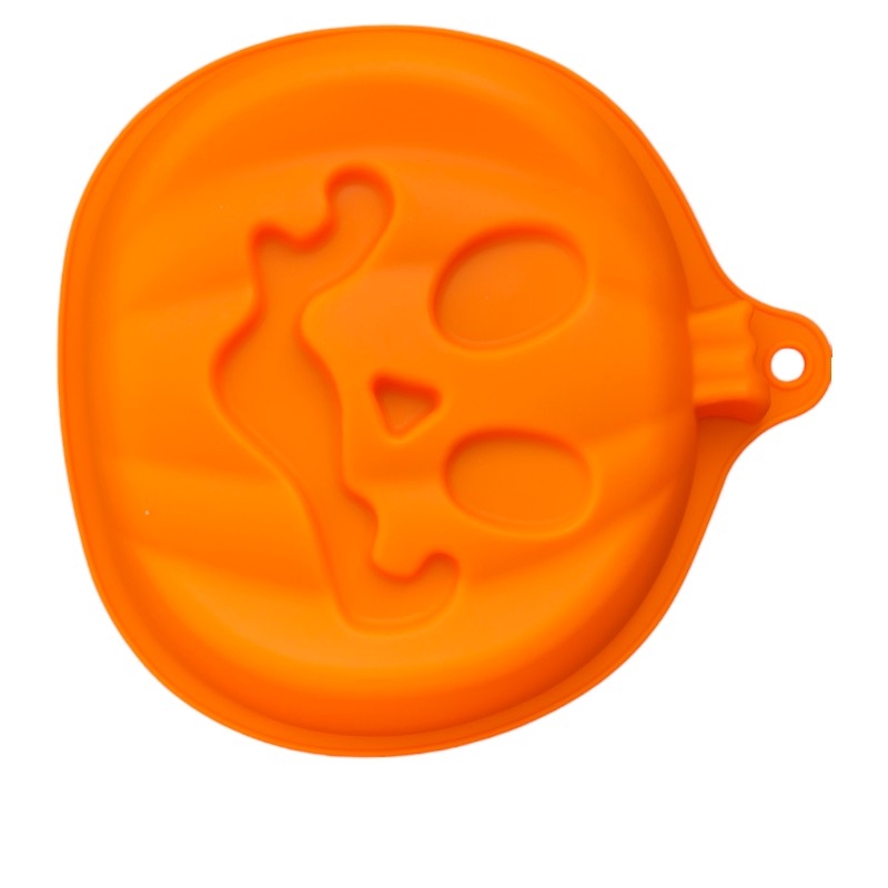 Halloween Silikonform Glad Pumpa - Stor Bakform - BakeCake
